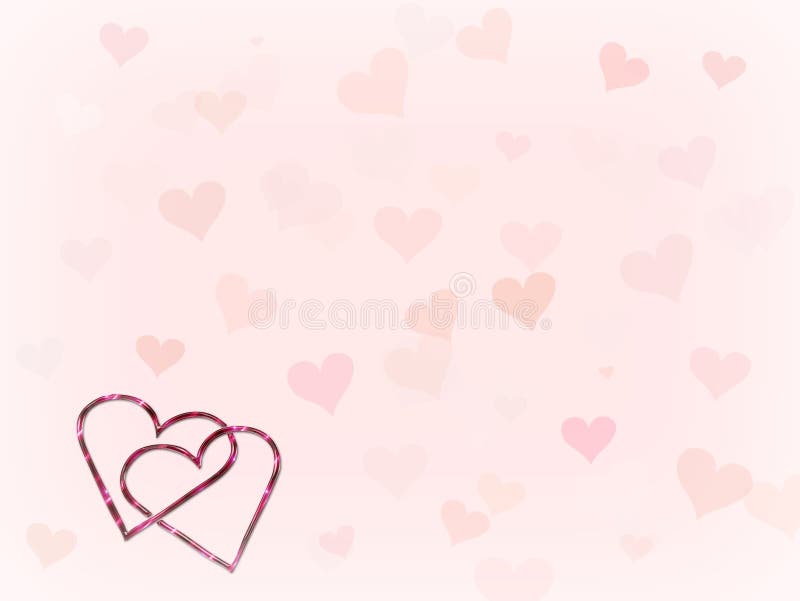 Fond Avec Les Coeurs Beiges Illustration de Vecteur - Illustration du ...