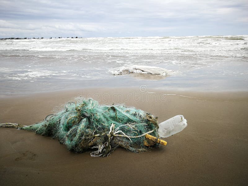 Garbage on a Beach, Caspian Sea Stock Image - Image of caspian, plastic ...