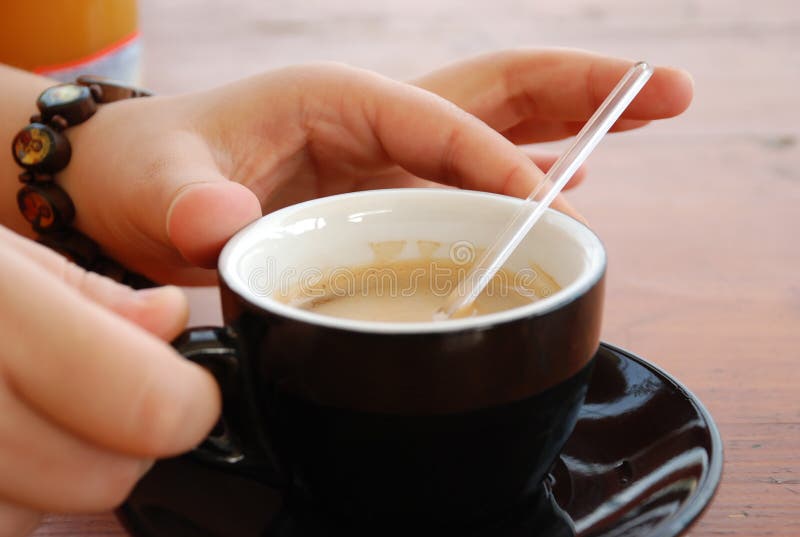 Cofee stock image. Image of esspresso, brown, steam, freshness - 6103033