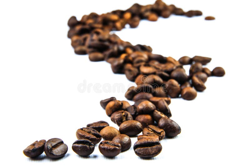 Cofee beans road stock photo. Image of food, aroma, cafe - 15057846