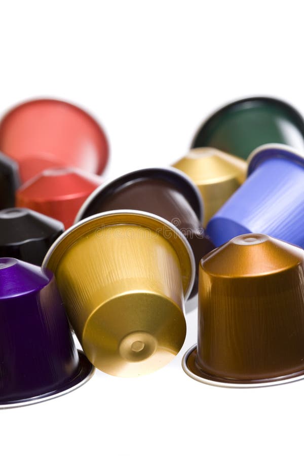 Cofee capsules stock image. Image of decaffeinated, caffeine - 14841727