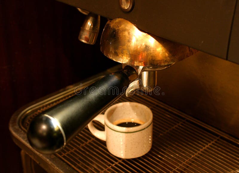Cofee Machine stock image. Image of milk, steel, panel - 627479