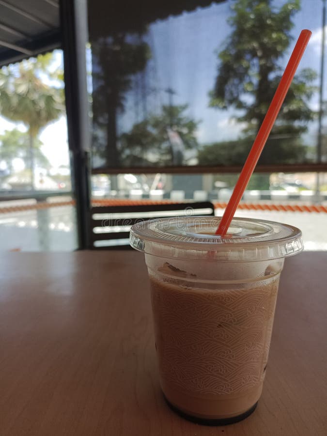 Cofee Milk with Brown Sugar To Increase Stamina during the Day Stock ...