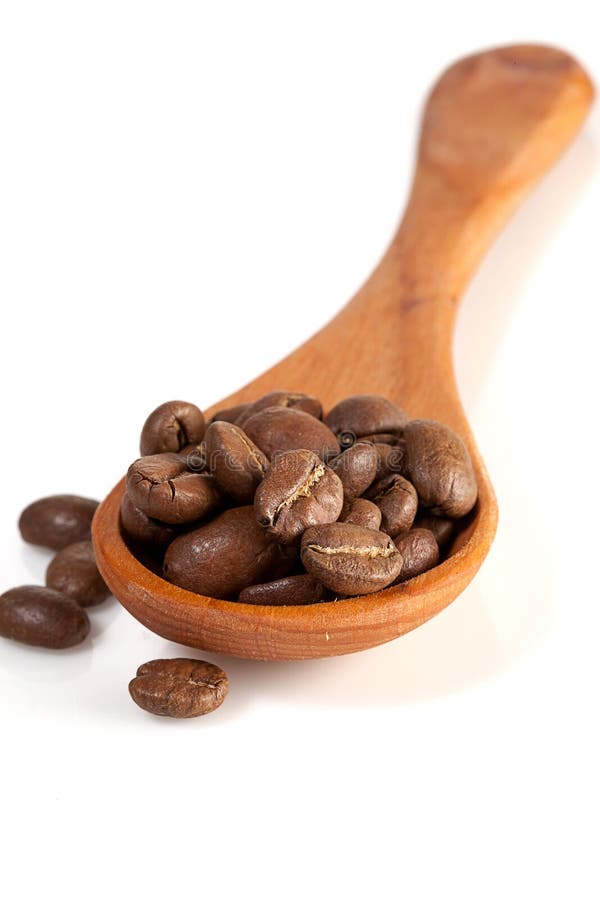 Cofee spoon stock image. Image of brown, full, black - 28734115
