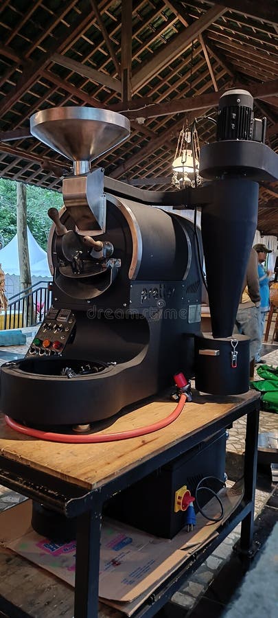 Coffe Bean roaster Machine editorial photography. Image of coffe ...