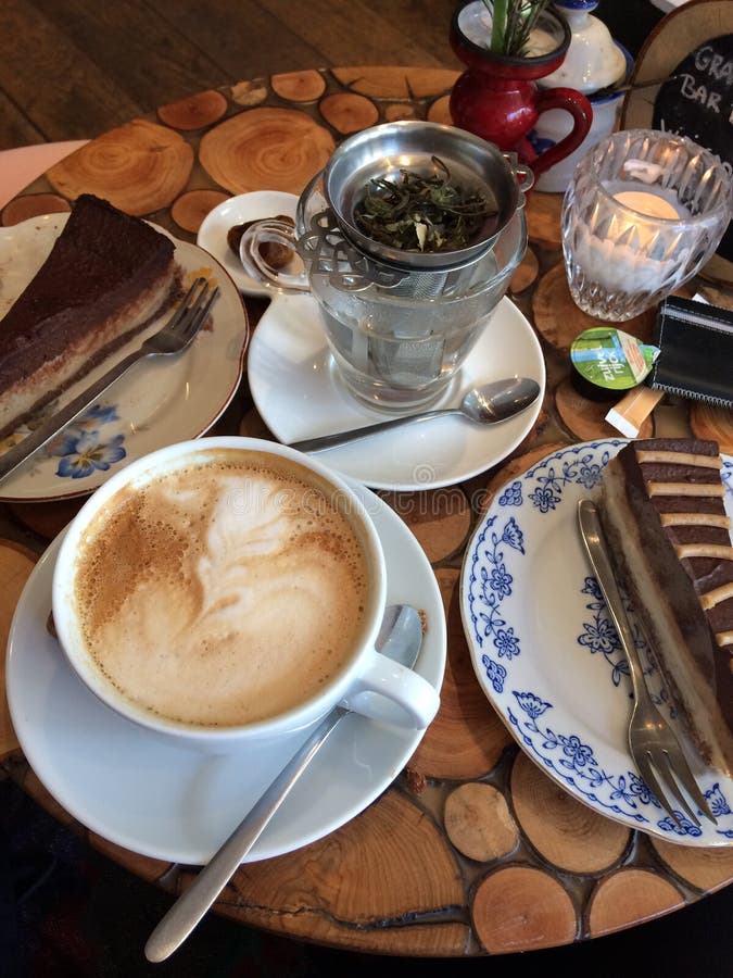 Coffe Dinner Cake Lunch Cosy Editorial Photo - Image of cosy, coffee ...