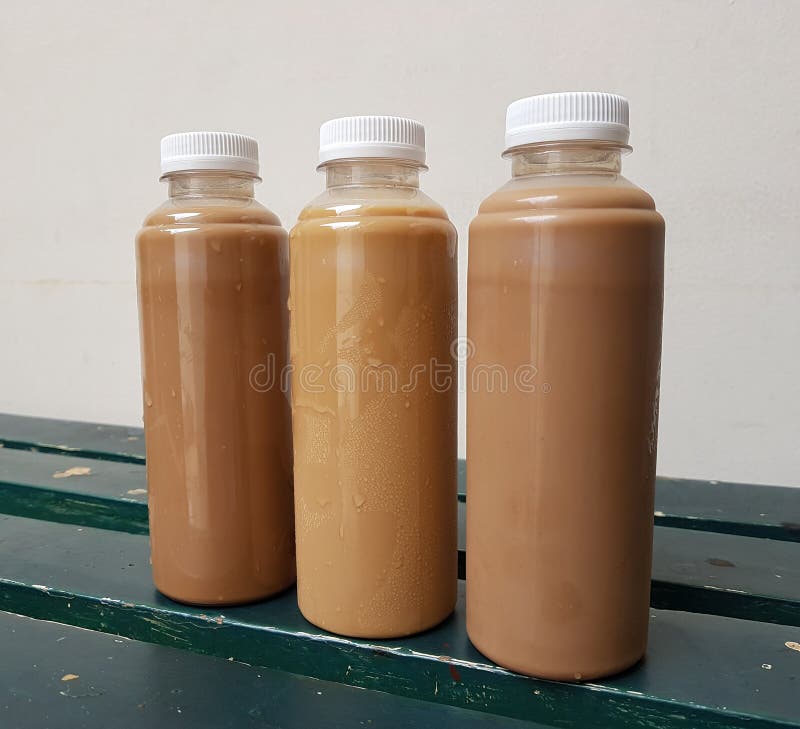 Coffe milk stock image. Image of diet, close, container - 303237537