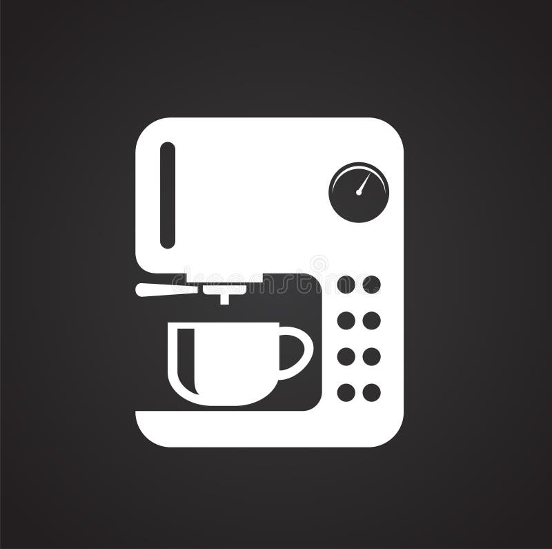 Coffe Related Icon on Background for Graphic and Web Design. Simple ...