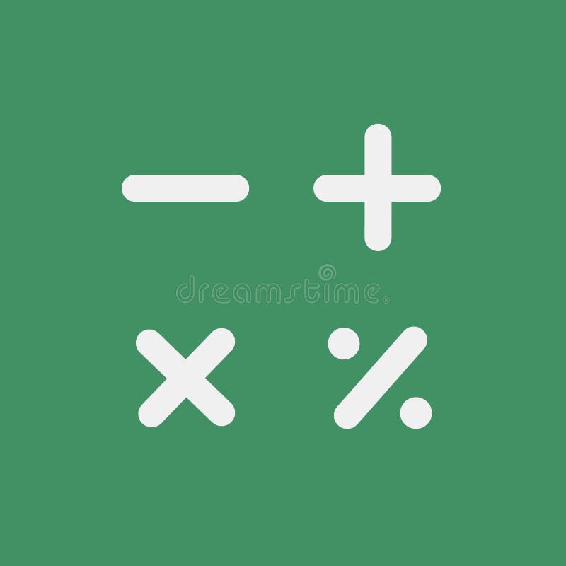 Signs of mathematics stock illustration. Illustration of mathematics ...