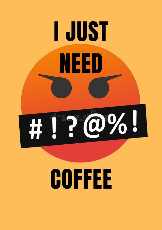 Poster, Coffee-related Graphic Print. Motivational Printing Stock ...