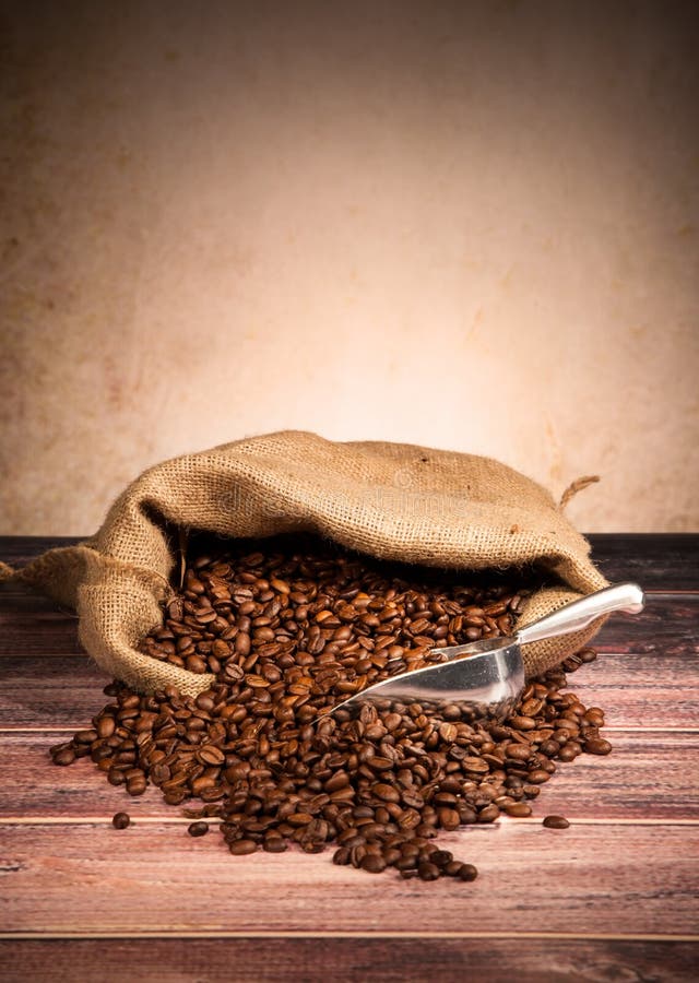 Coffee bag stock image. Image of jute, retro, roast, coffee - 11479321