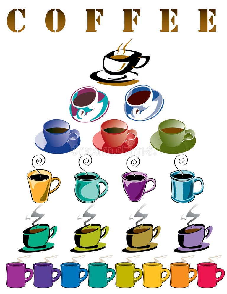 Variety Coffee Stock Illustrations – 12,171 Variety Coffee Stock ...
