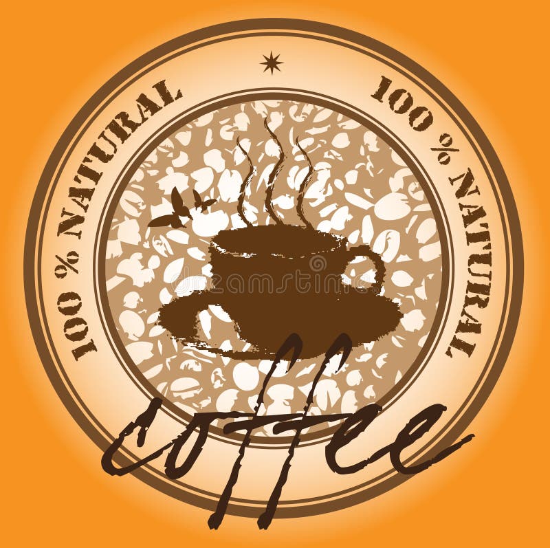 Coffee Drop Cafe Logo. Coffee Emblem. Coffee Drop and a Cup of Coffee ...