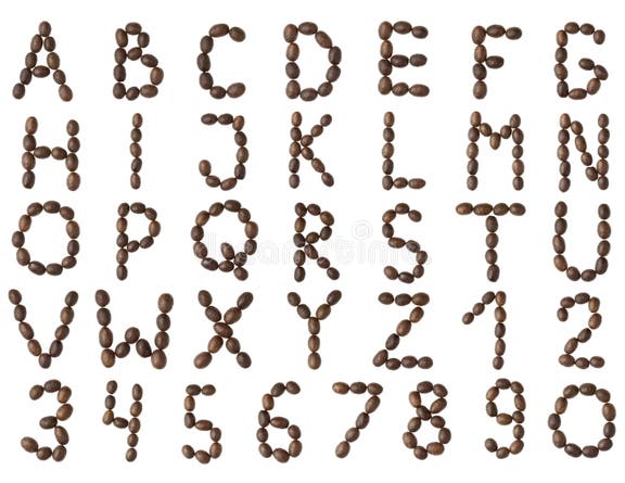 Coffee abc stock photo. Image of coffee, brown, design - 22881668