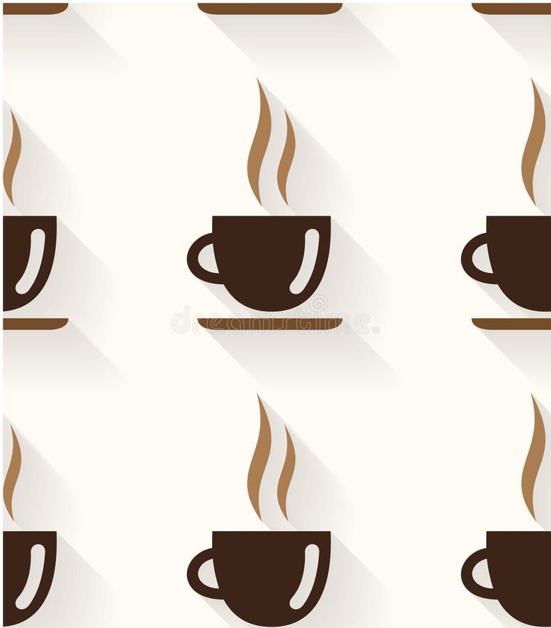Coffee abstract pattern stock illustration. Illustration of ...