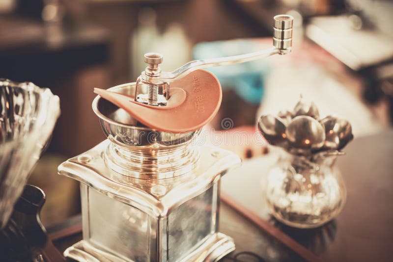 Coffee Accessory. Vintage Grinder and Other Accessories for the Coffee ...