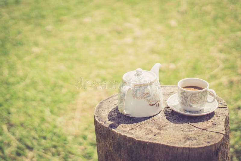 Hot Coffee in the Afternoon Stock Photo - Image of dubua ...