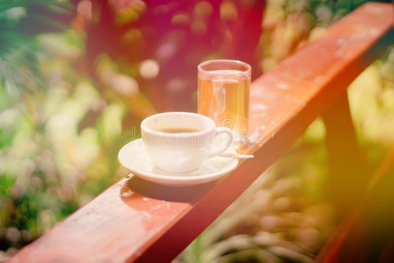 Hot Coffee in the Afternoon Stock Photo - Image of dubua ...