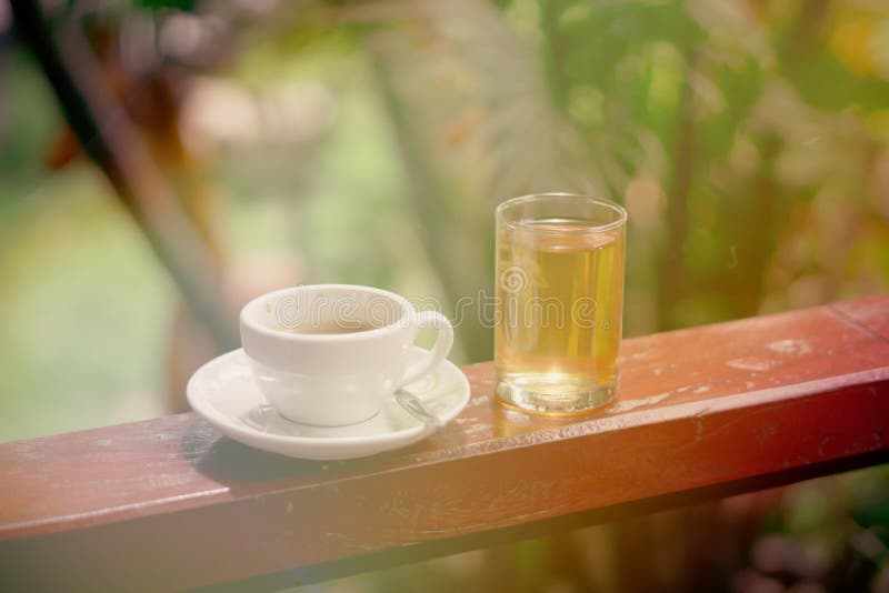 Afternoon Refreshments (coke & Coffee) Stock Image - Image of cold ...