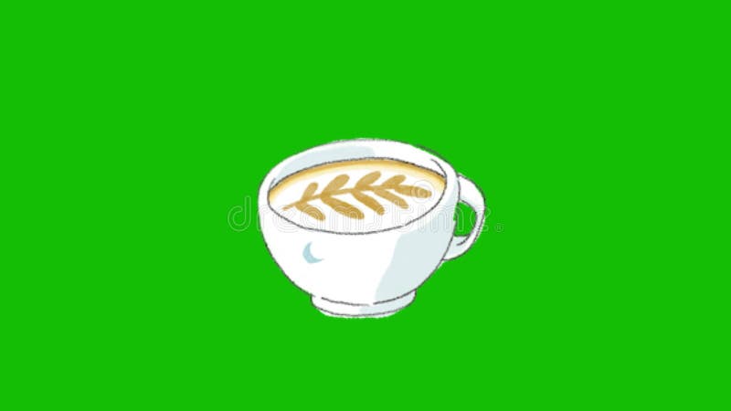 Coffee Animation on Green Screen Stock Video - Video of percolator ...