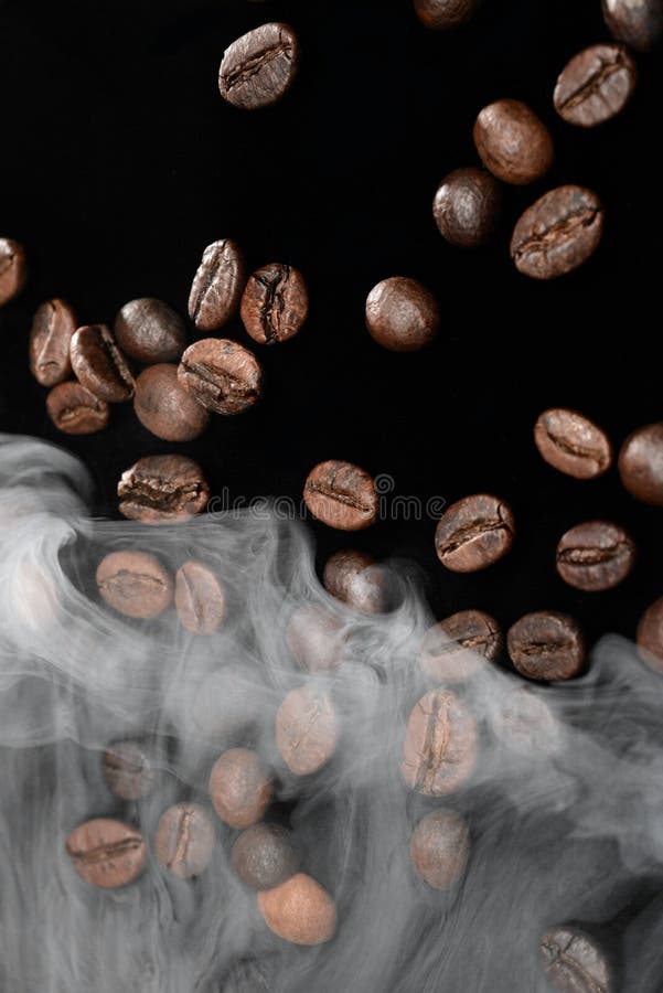 Coffee aroma smoke stock photo. Image of fragrance, minimal - 142570920