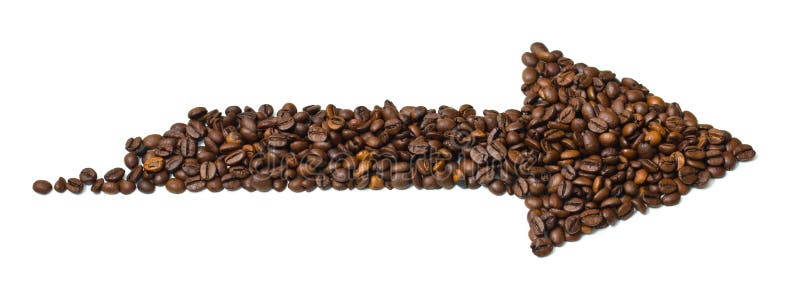 Coffee arrow stock image. Image of coffee, food, drink - 19035281