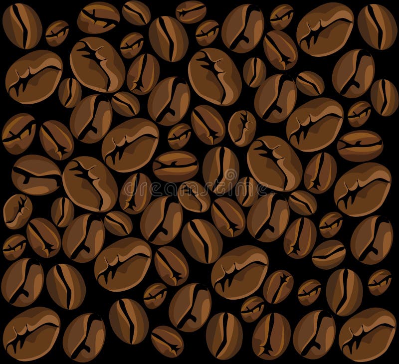 Coffee Bean Background Stock Illustrations – 106,372 Coffee Bean ...