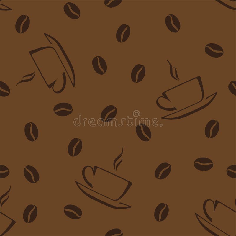 Coffee background stock vector. Illustration of beverage - 50775762