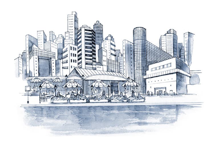 Coffee Bar Street Stock Illustrations – 7,023 Coffee Bar Street Stock ...