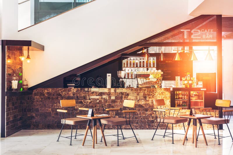 The Coffee Bar in the Hotel Editorial Stock Photo - Image of modern ...