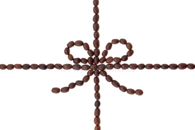 Coffee Bean Abstract stock image. Image of ribbon, present - 26503633