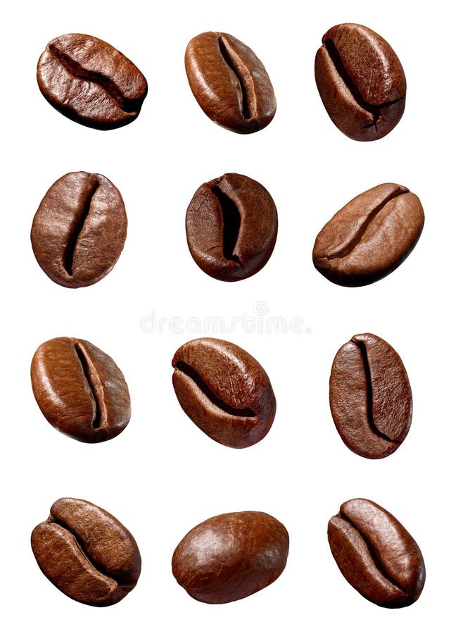 Ban Roasted Caffeine Seed Black Silhouette Icon. Forbidden Coffee Bean ...