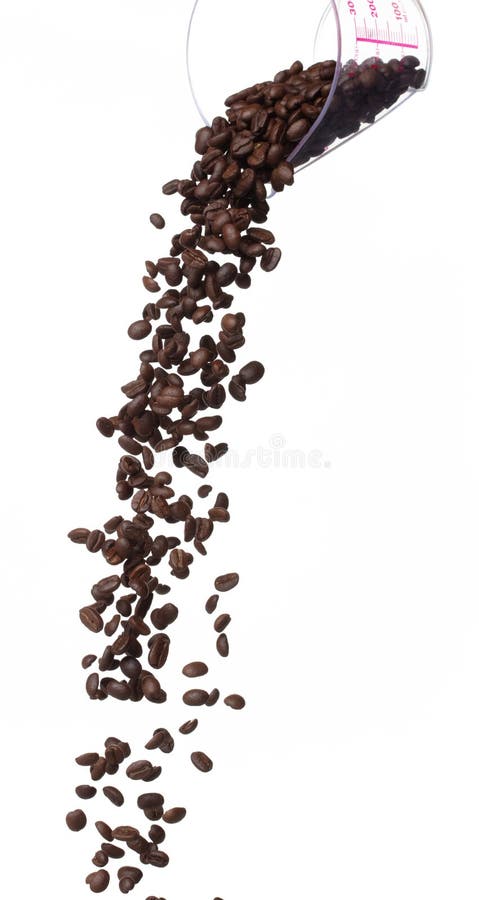 Coffee Bean Fall Down Pour, Coffee Seeds Float Explode, Abstract Cloud ...