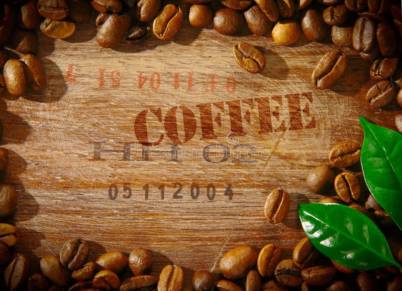 Coffee bean frame stock photo. Image of information, copyspace - 28126056