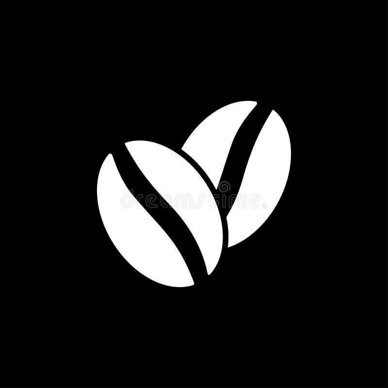 Coffee Bean Icon. Hot Roast Pink Strawberry Coffee Bean Stock ...