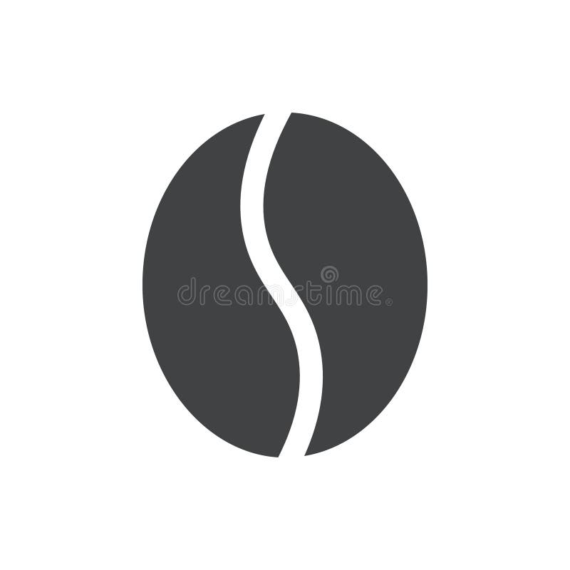 Coffee Bean Icon Simple Vector Symbol Stock Vector - Illustration of ...