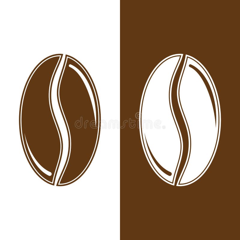 Coffee Bean Icon Drink Logo Images Stock Vector - Illustration of seed ...