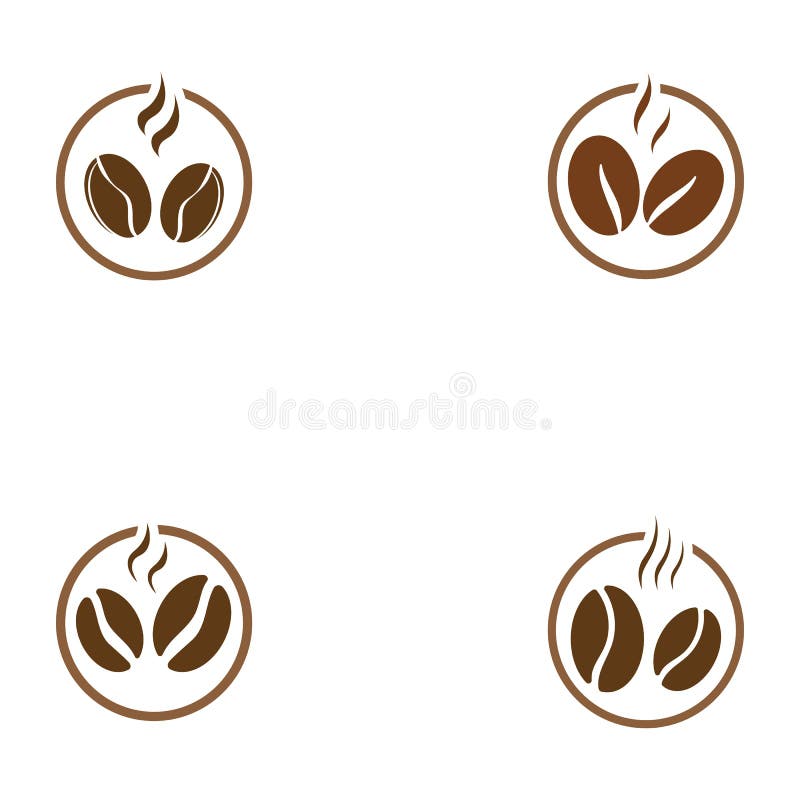 Coffee bean icon vector stock vector. Illustration of caffeine - 254573316