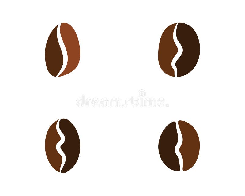 Coffee bean icon vector stock vector. Illustration of abstract - 140041258