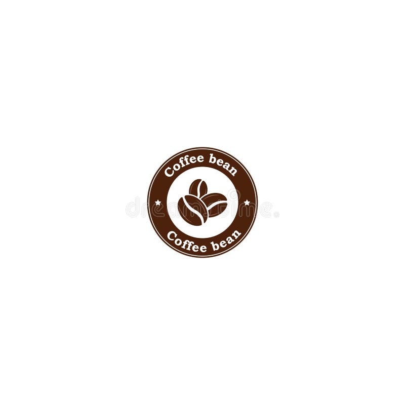 Coffee Bean Logo, Coffee Bean Label Vector Graphics Stock Vector ...