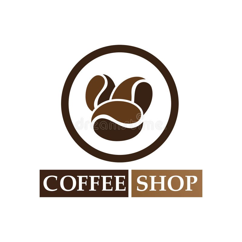 Coffee Bean Logo and Symbol Shop Image Vector Stock Vector ...