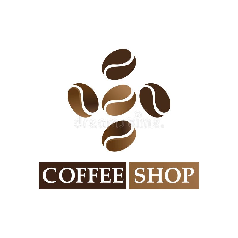 Coffee Bean Logo and Symbol Shop Image Vector Stock Vector ...