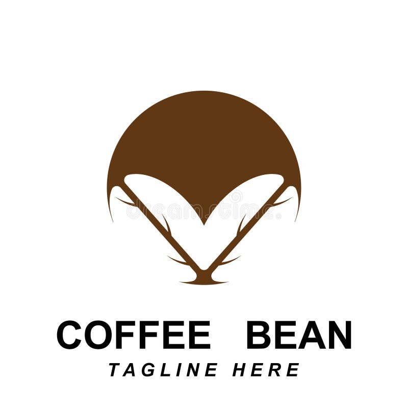 Coffee bean logo vector stock vector. Illustration of robusta - 277469844