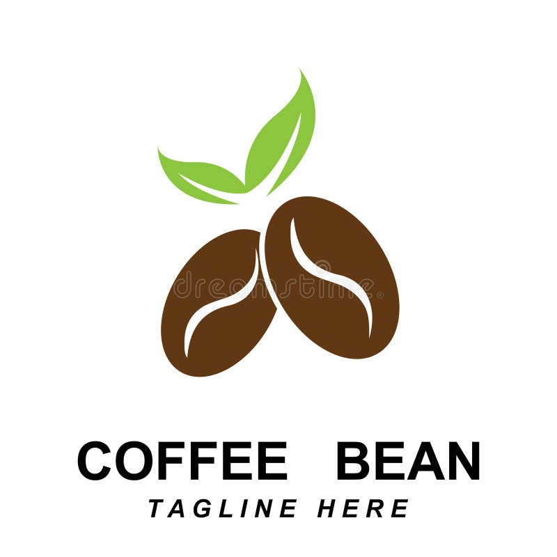 Coffee bean logo vector stock vector. Illustration of logo - 277469854