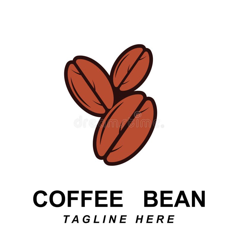 Coffee bean logo vector stock vector. Illustration of beans - 277469872