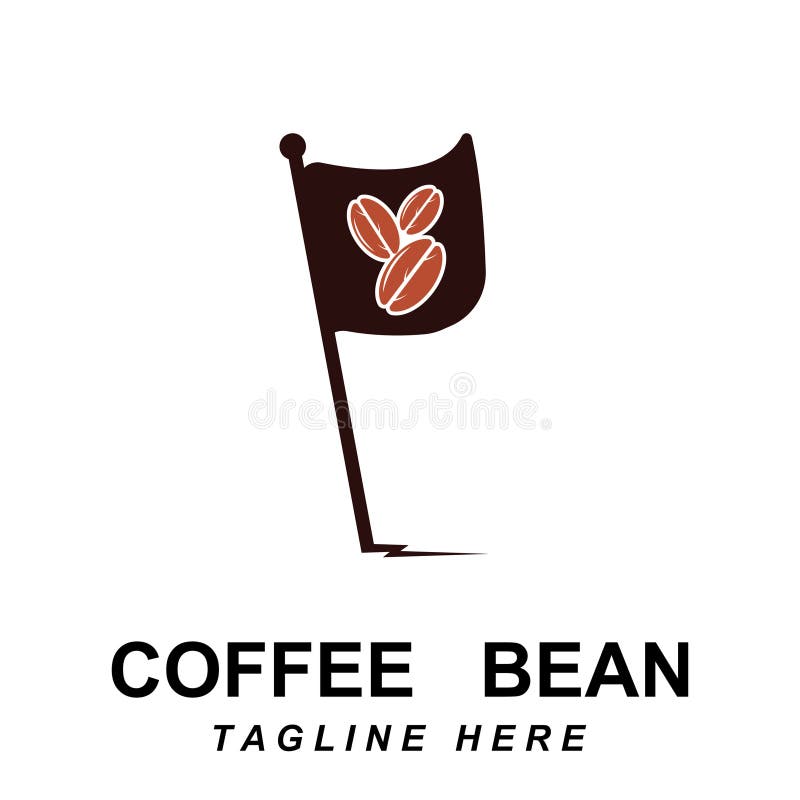 Coffee bean logo vector stock vector. Illustration of robusta - 277469846