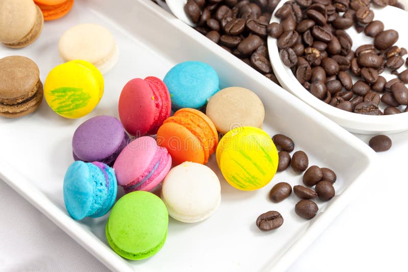 Coffee Bean Mini Macaroon Colorful Stock Photos - Free & Royalty-Free ...
