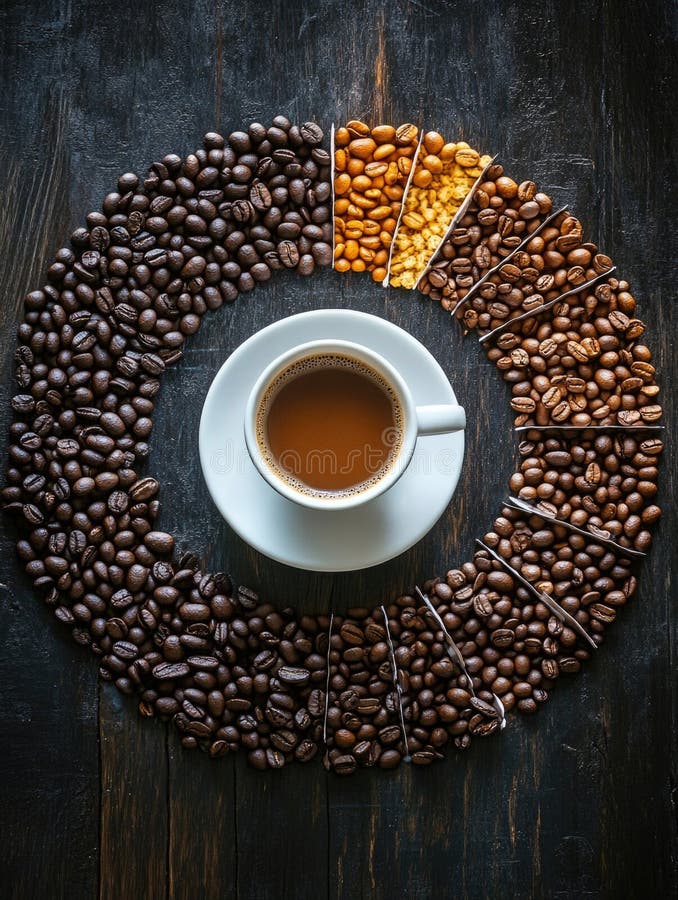 Coffee Bean Pie Chart Stock Photos - Free & Royalty-Free Stock Photos ...