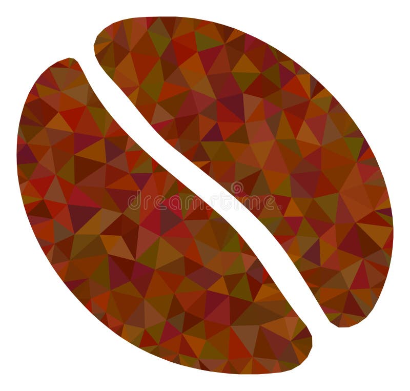 Triangle Coffee Brown Color Stock Vector - Illustration of chocolate ...