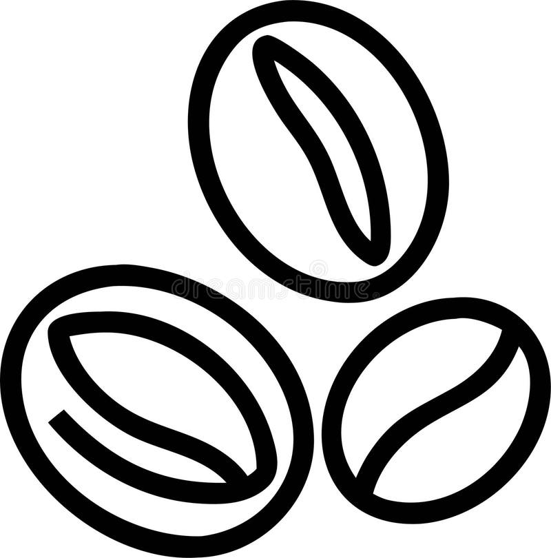 Coffee Bean Vector Art Design Stock Illustration - Illustration of ...